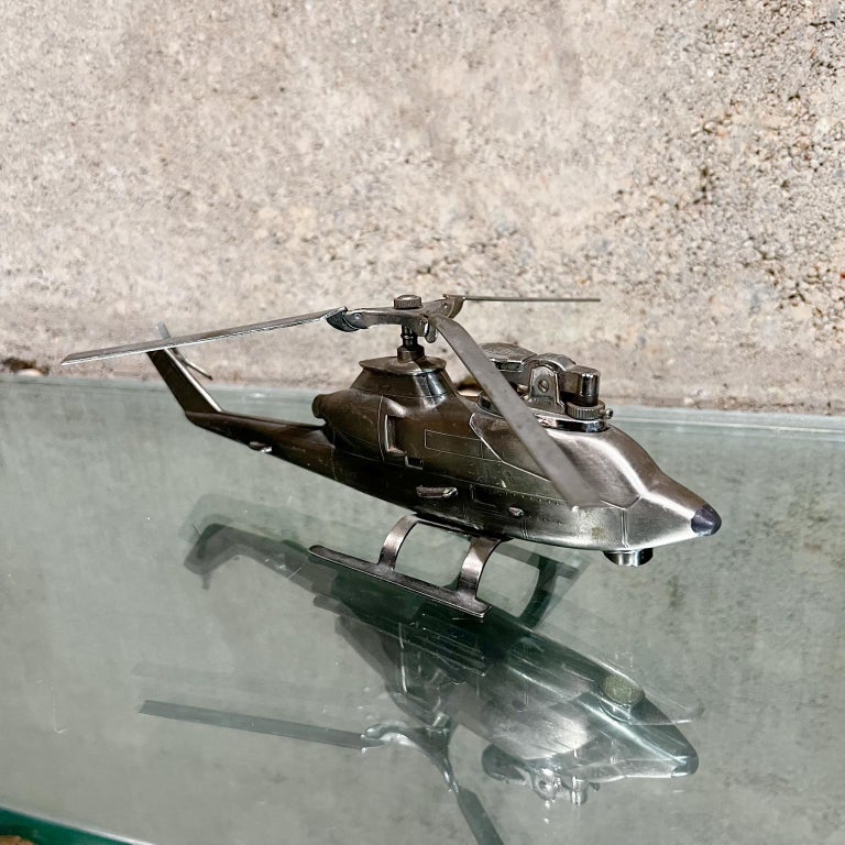 1980s Table Lighter Chrome Plated Huey Cobra Helicopter Japan For Sale ...