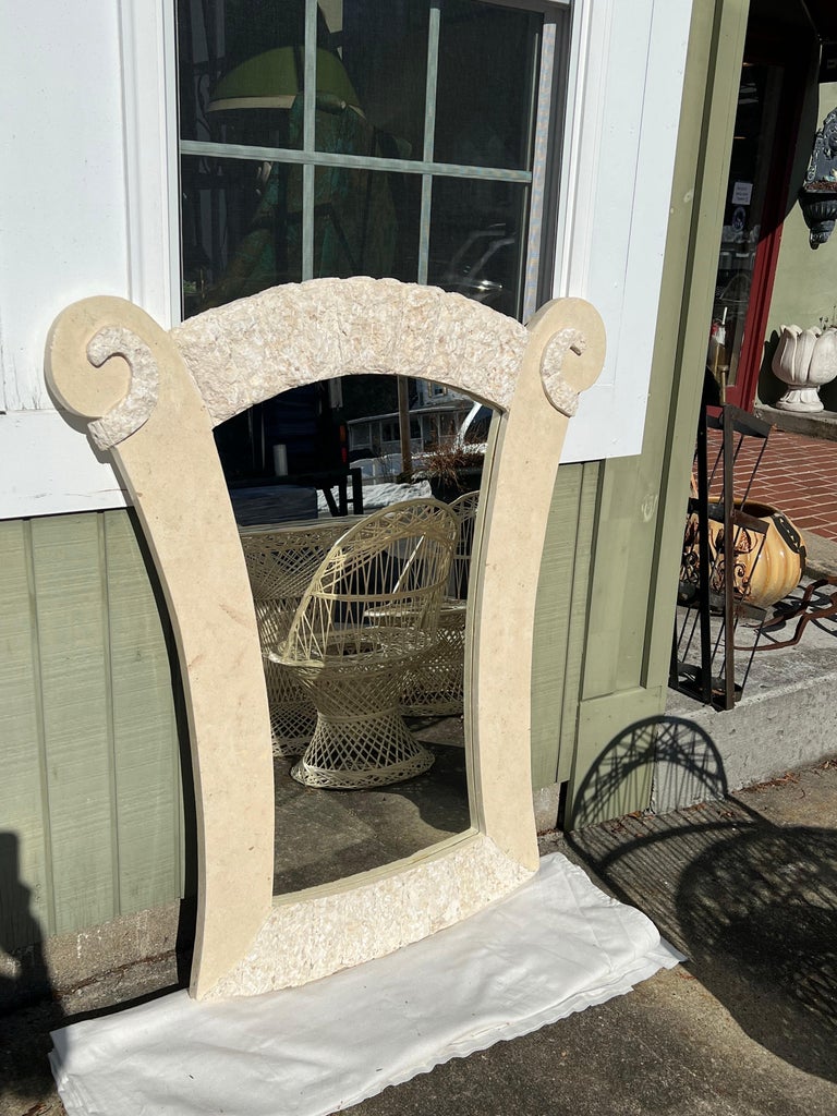 1980’s Tessellated Stone Mirror For Sale at 1stDibs