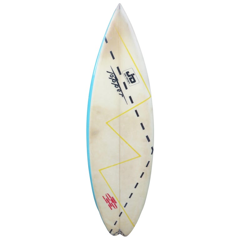 1980s Vintage Sonshine Surfboards Topper Shortboard at 1stDibs