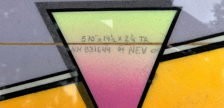 1980s Vintage Town and Country Surfboard by Nev Hyman For Sale at 1stDibs