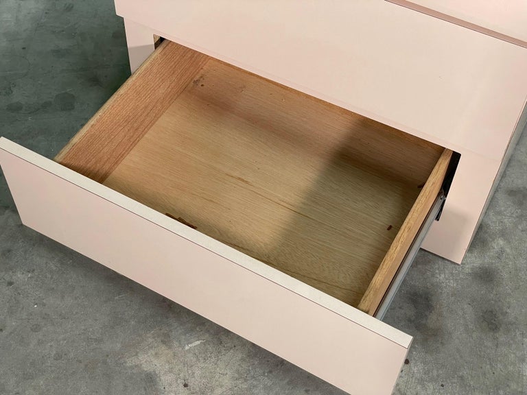 1980s, Waterfall Style Nightstand For Sale at 1stDibs