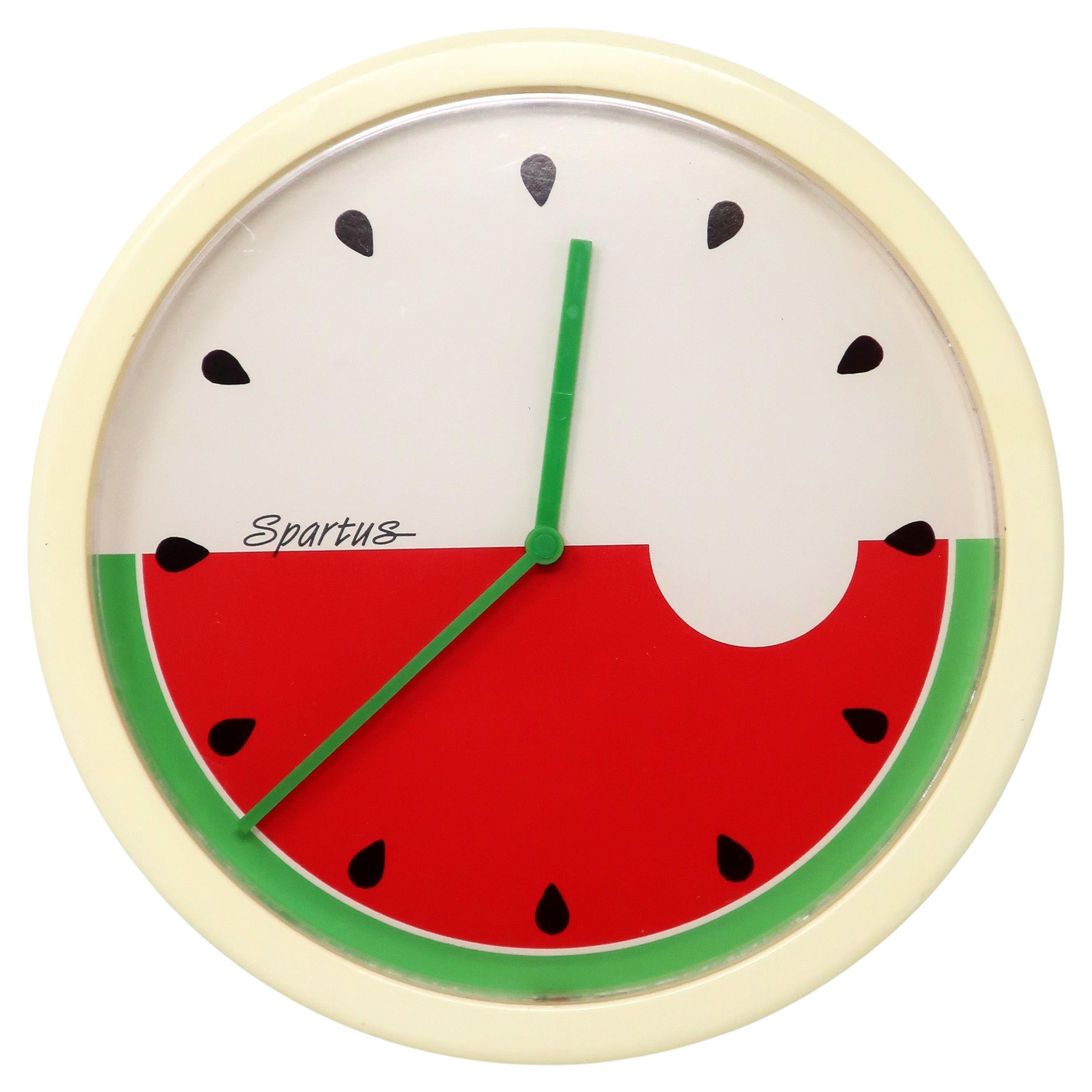 1980s Postmodern Memphis Era Wall Clock by Howard Miller For Sale at ...