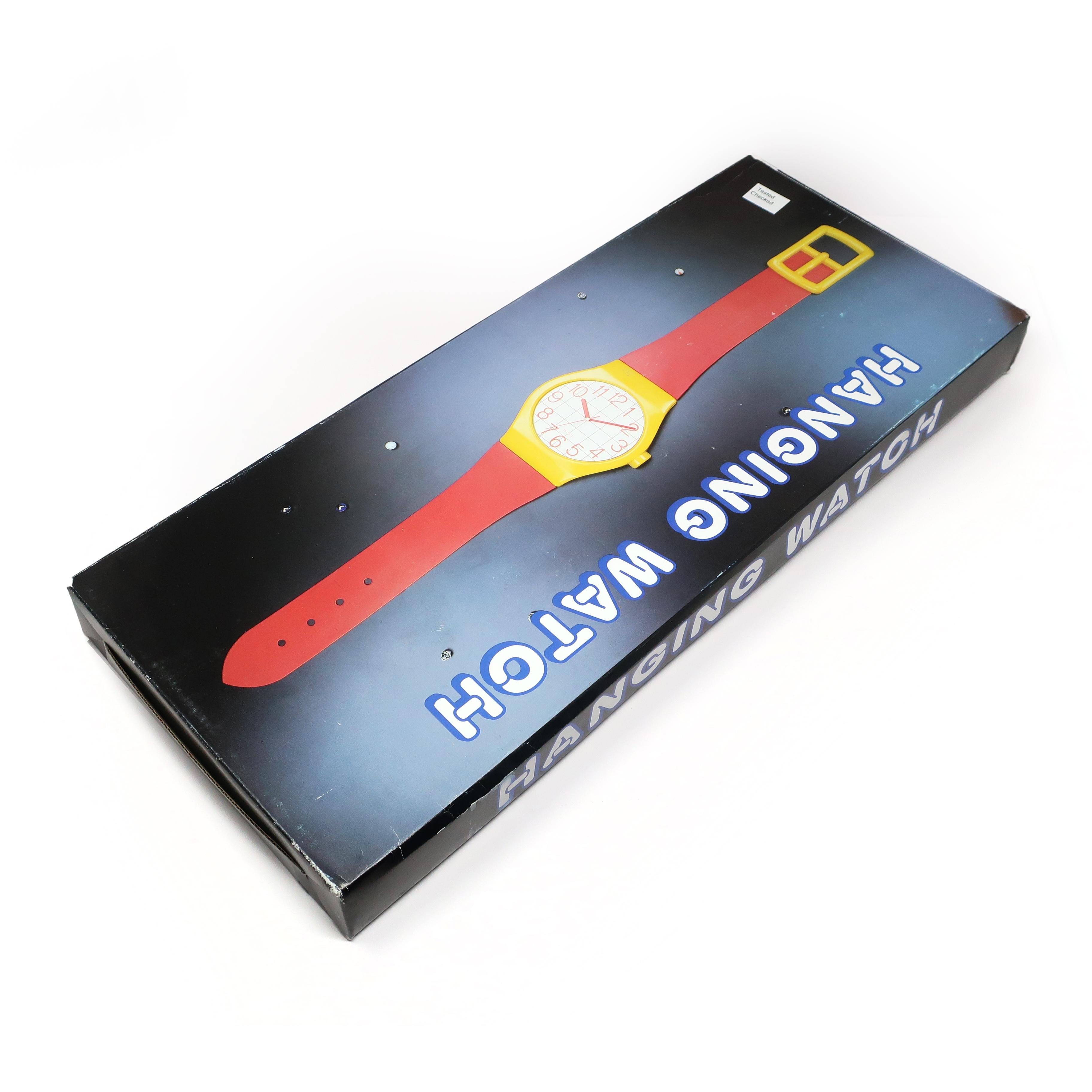 1980s Wristwatch Wall Clock at 1stDibs | wrist watch wall clock