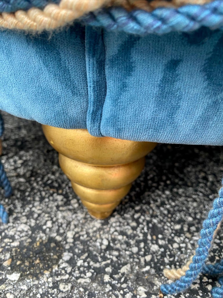 1980s Zanaboni Silk Velvet Leopard Tiger Sculptural Curved Sofa For ...