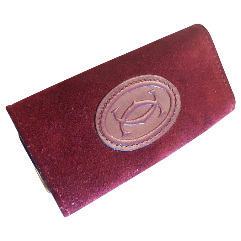 1980s Cartier Leather and Brass Vintage Key Holder at 1stDibs