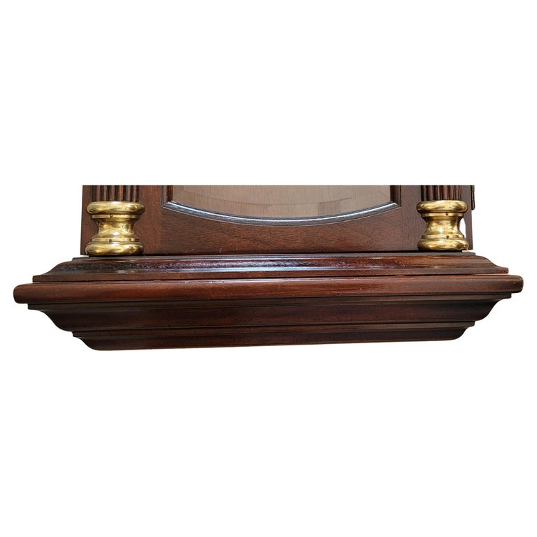 1982 Howard Miller Limited Edition Mahogany Hourglass II Mantle Clock ...