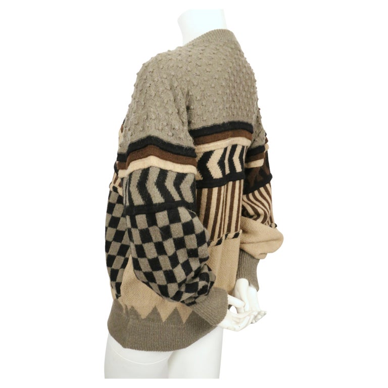 1982 ISSEY MIYAKE oversized RUNWAY sweater For Sale at 1stDibs