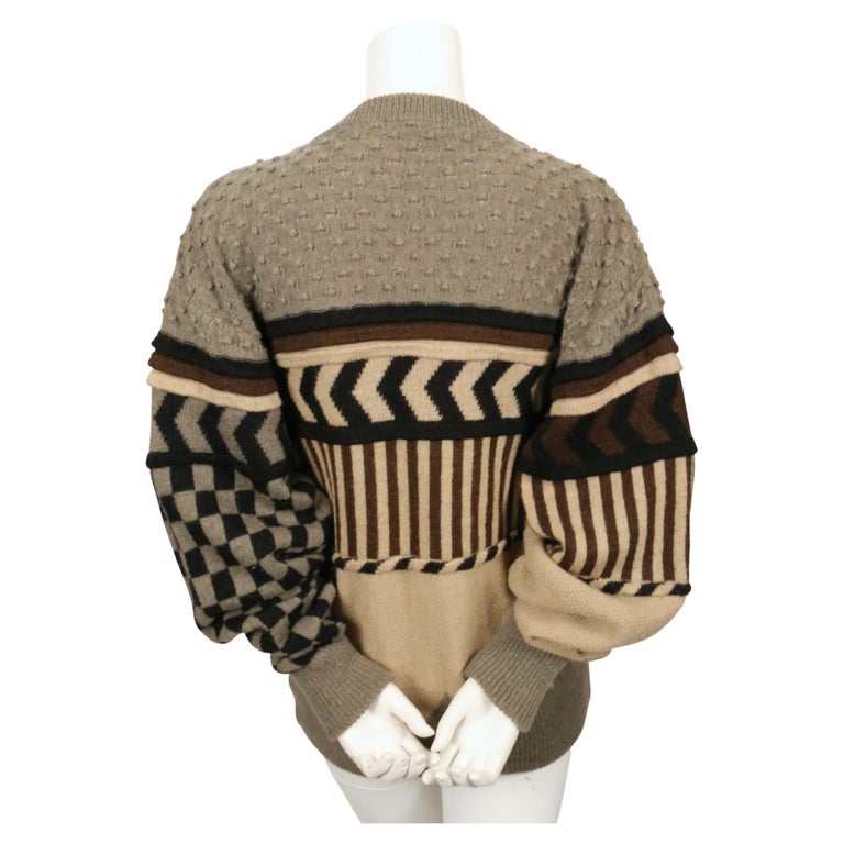 1982 ISSEY MIYAKE oversized RUNWAY sweater For Sale at 1stDibs