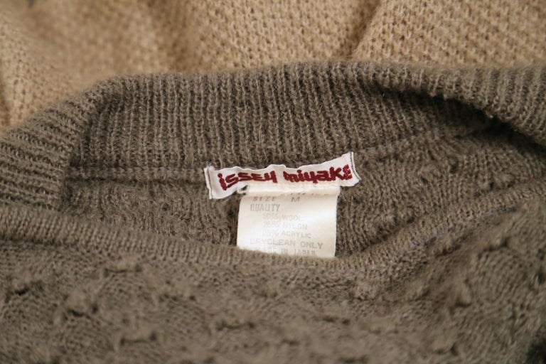 1982 ISSEY MIYAKE oversized RUNWAY sweater For Sale at 1stDibs