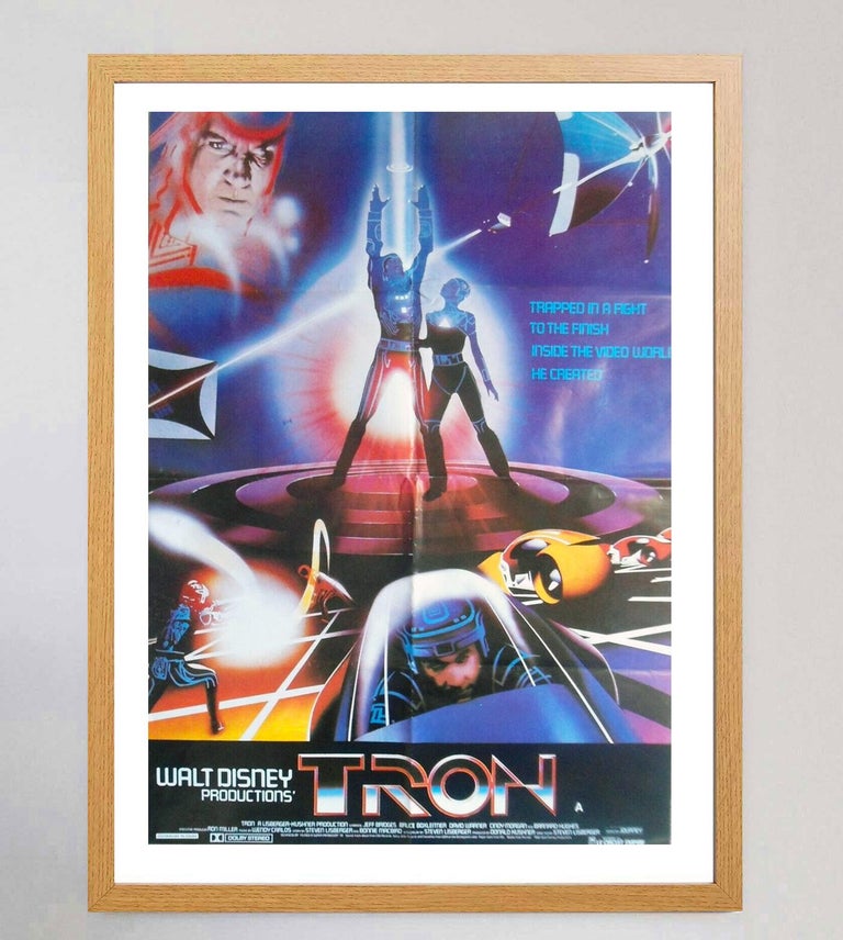 1982 Tron Original Vintage Poster For Sale at 1stDibs