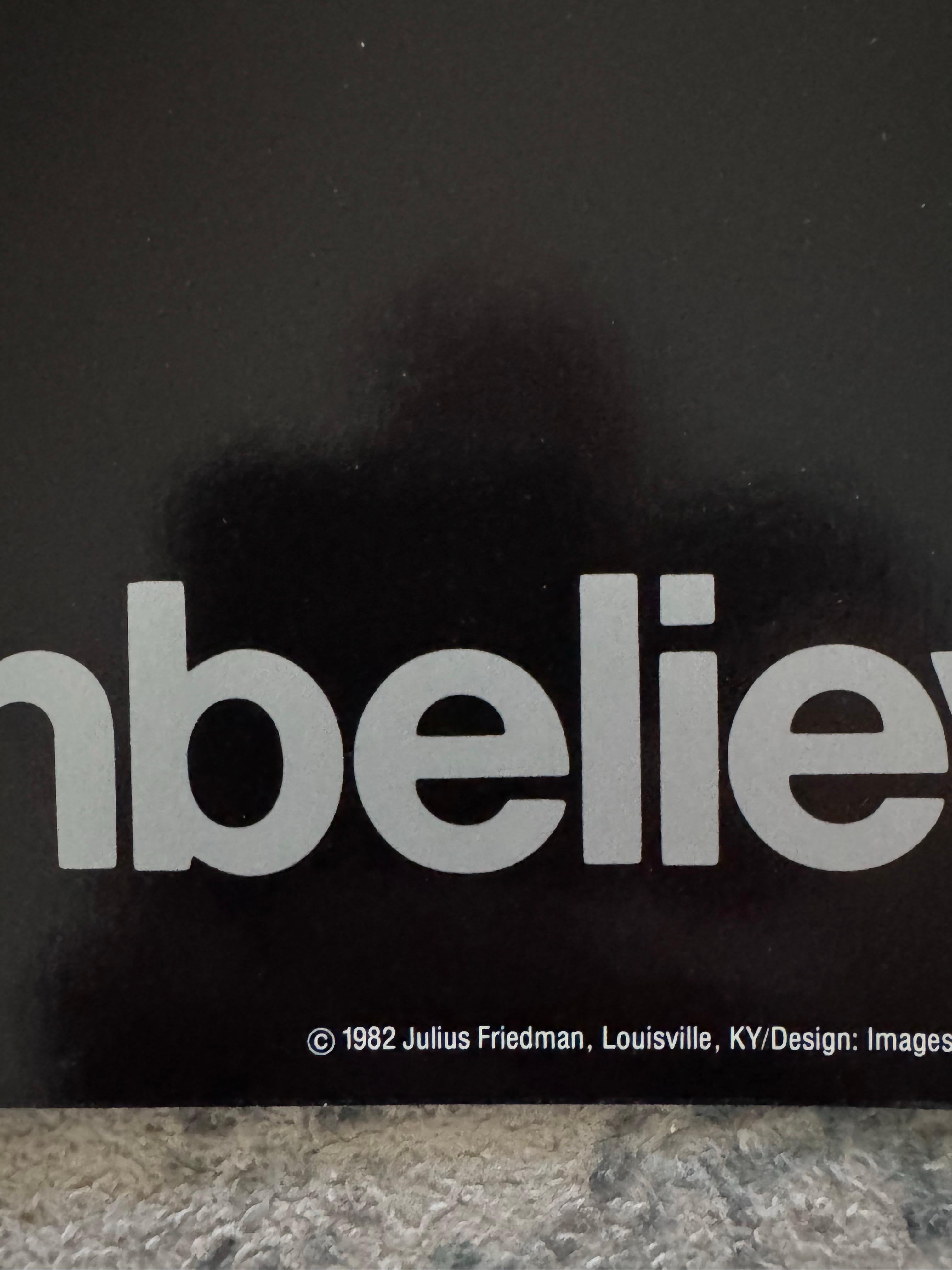 1982 Vintage “Unbelievable Color” Poster By Julius Friedman and Nathan ...
