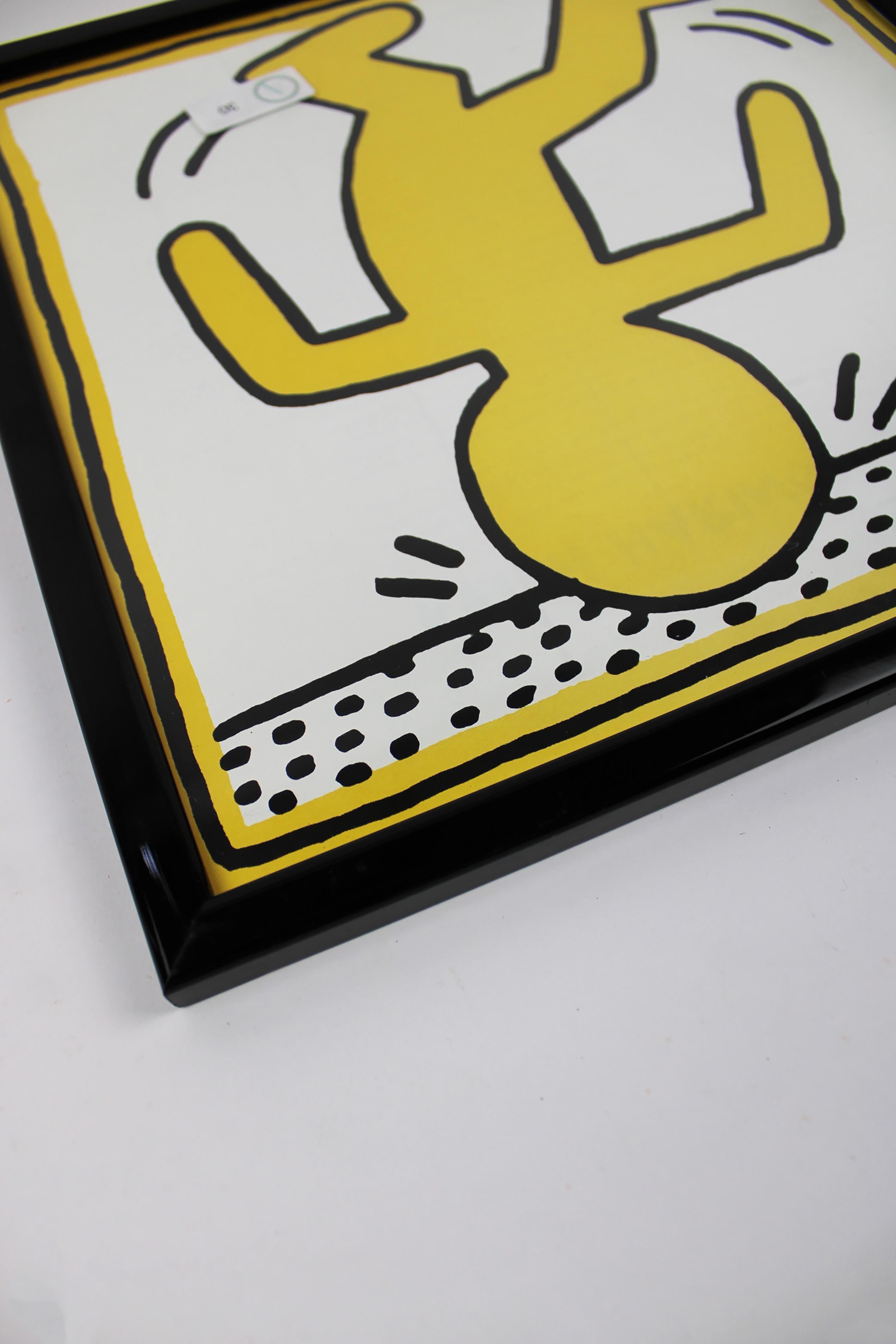 1984 Keith Haring Autographed "One Man Show" Pop Art Poster Prov. Axel ...