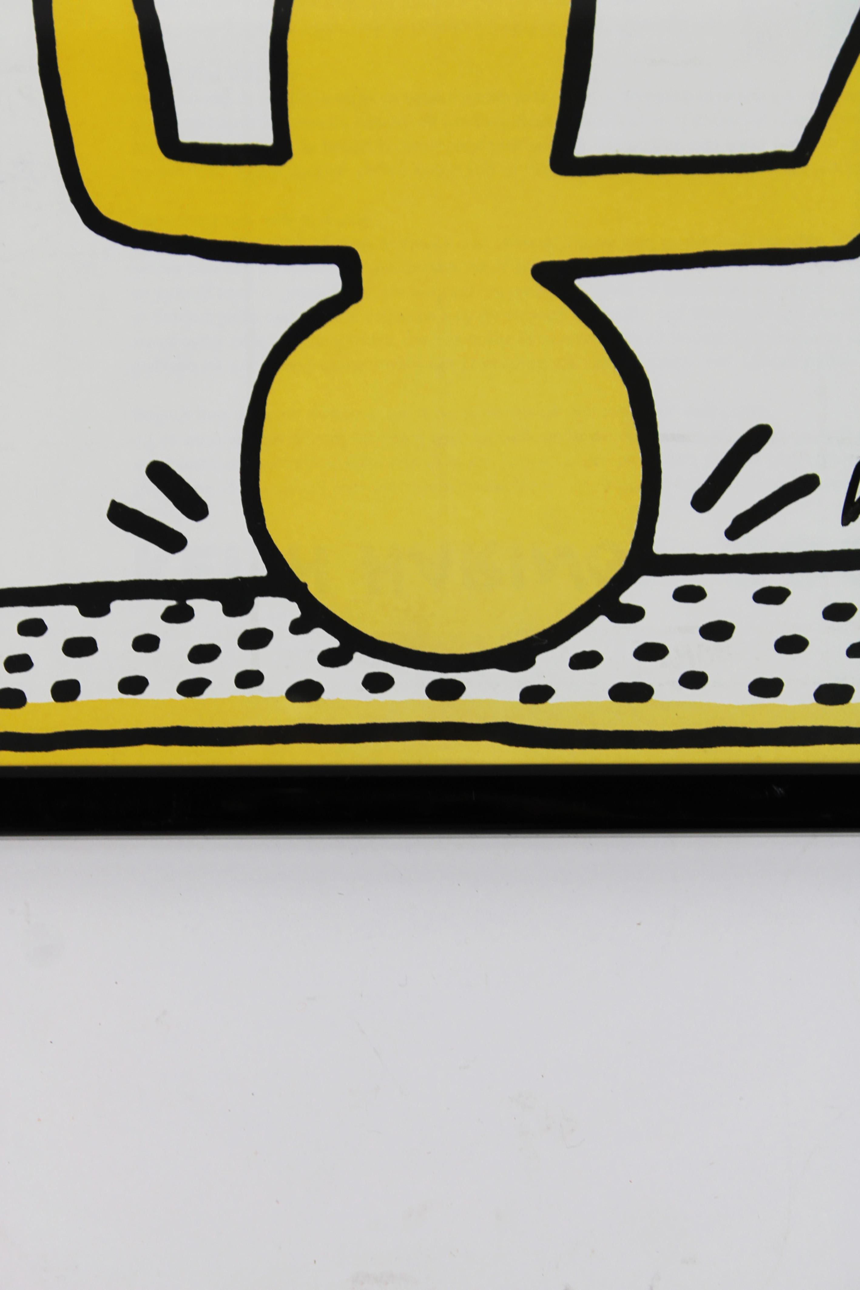 1984 Keith Haring Autographed "One Man Show" Pop Art Poster Prov. Axel ...