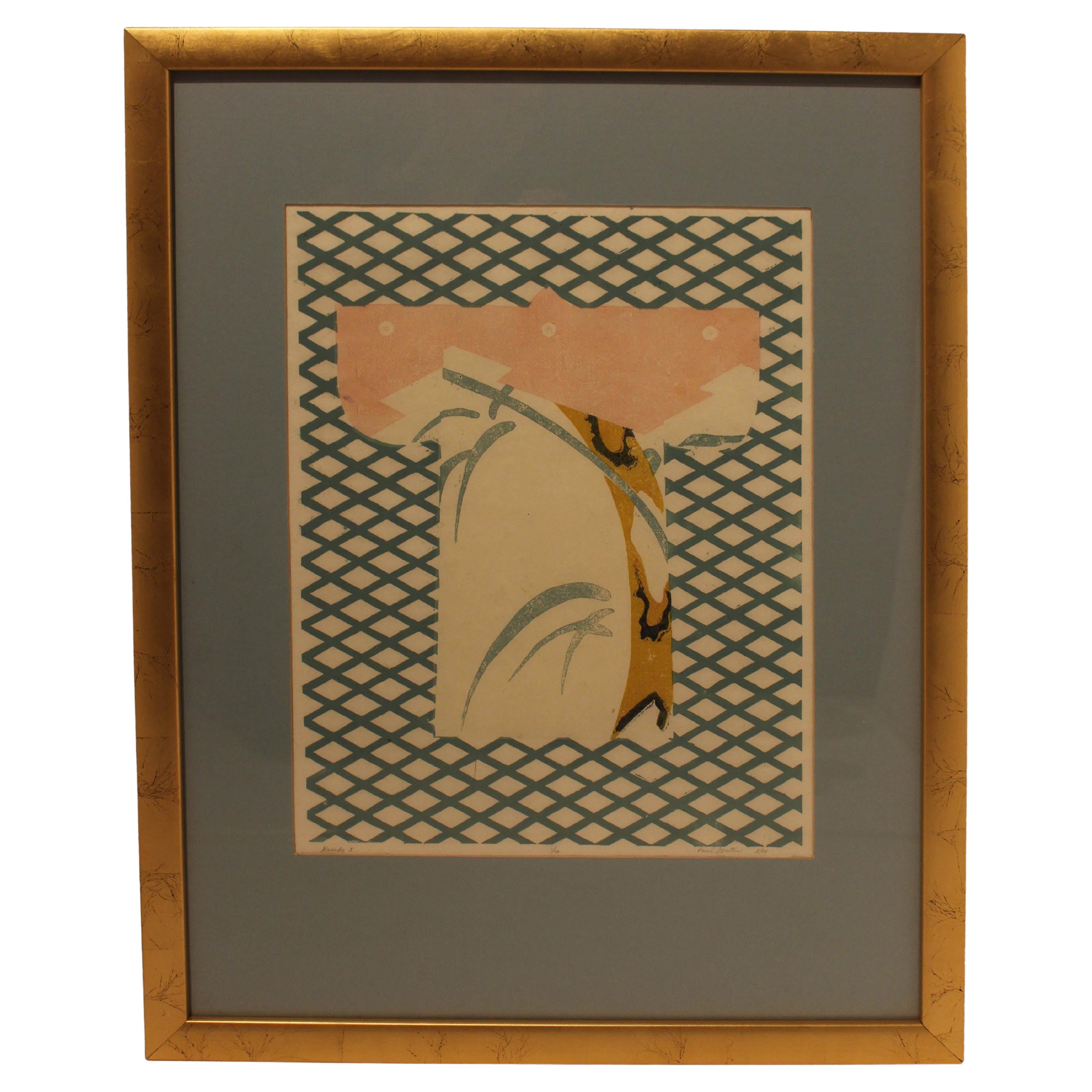 1984 Screen Print "Kosode I" by Paul Ferster For Sale at 1stDibs