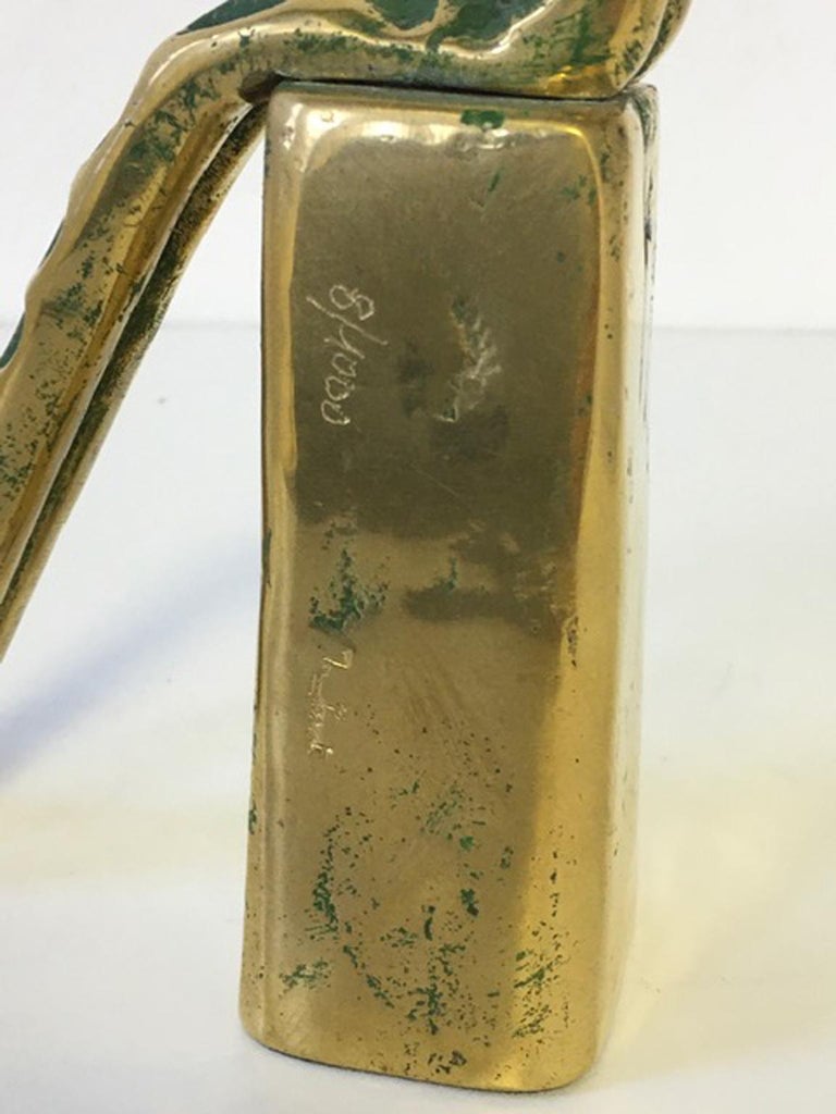 1985 Italy Post Modern Abstract Bronze Sculpture by Annie Lambert For ...