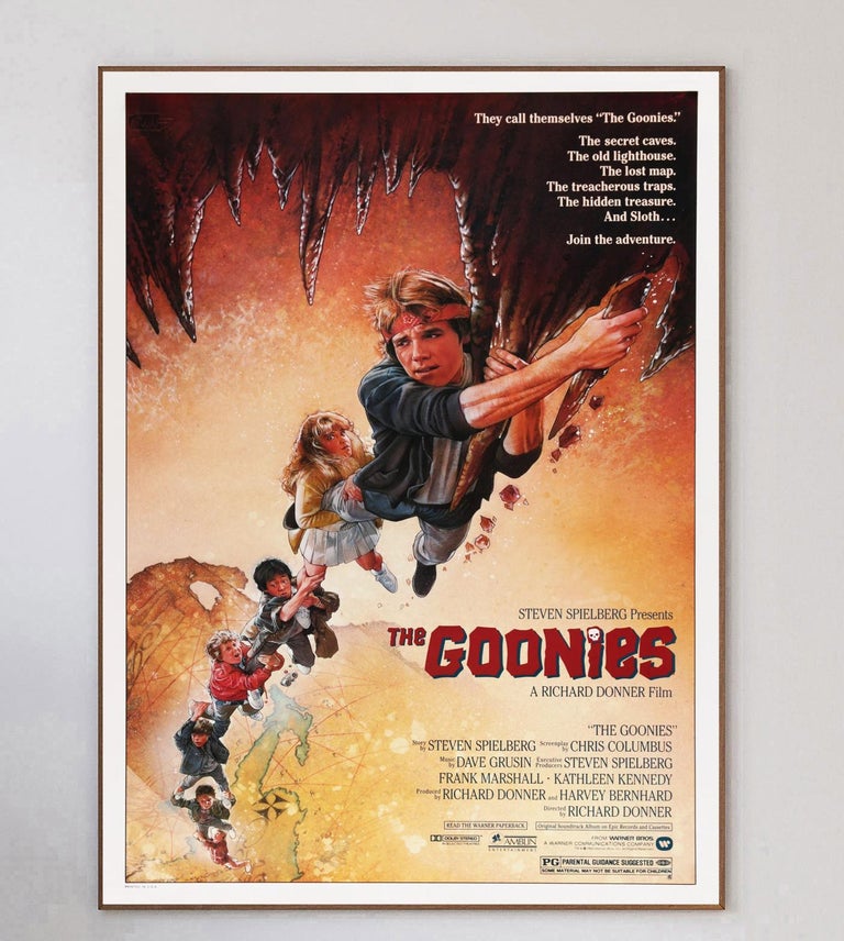 1985 the Goonies Original Vintage Poster For Sale at 1stDibs