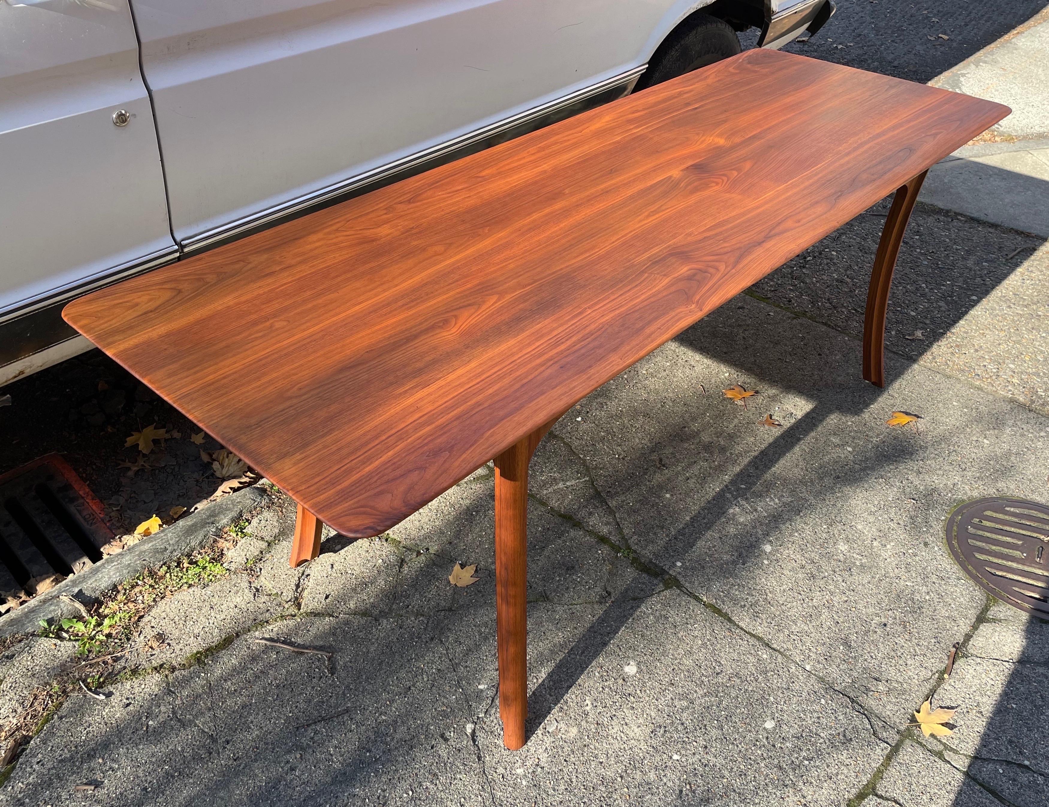 1985 Tony Giachetti Organic Modern Studio Craft Dining Table For Sale ...