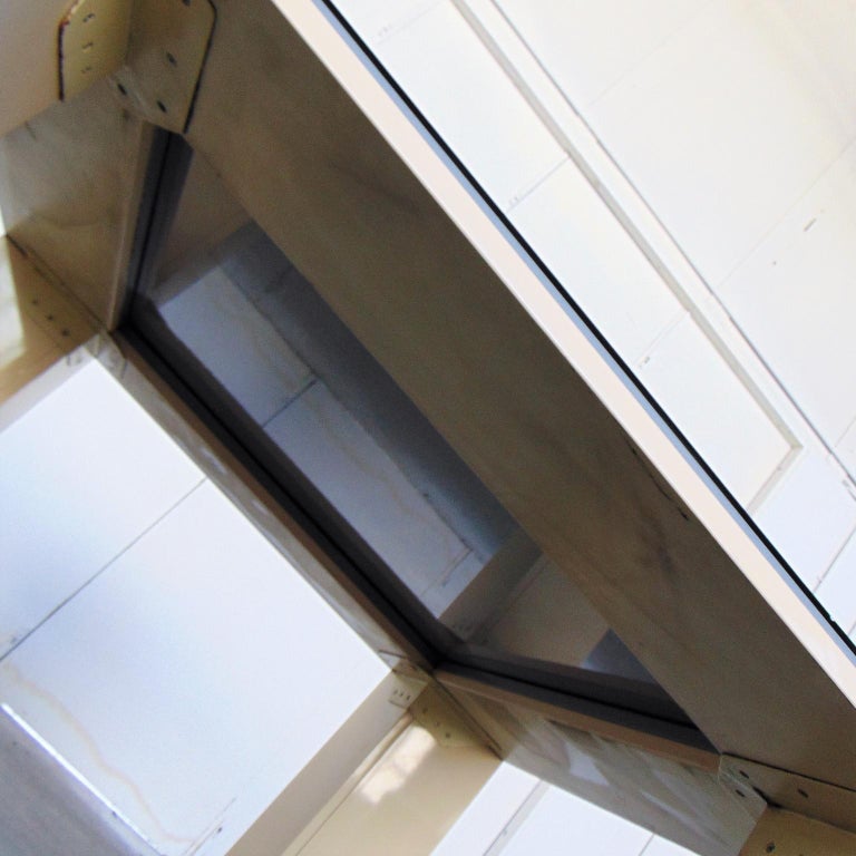 1986 Memphis Style Game and Dining Tables Glossy Black Gray Cream ...