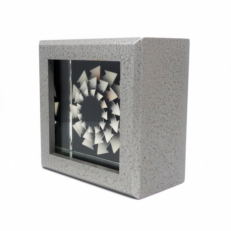 1986, Postmodern Desk Clock by Douglas Chalk for Clever Clocks For Sale ...