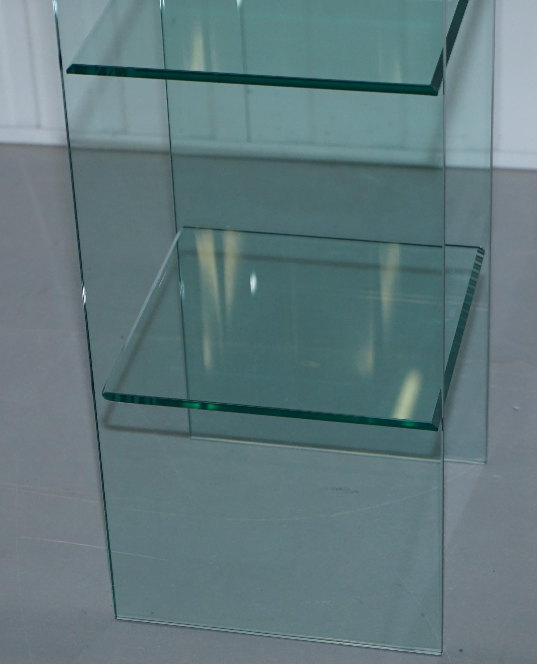 1987 Babele Glass Shelves by Massimo Morozzi, Fiam Italia Bookcase ...