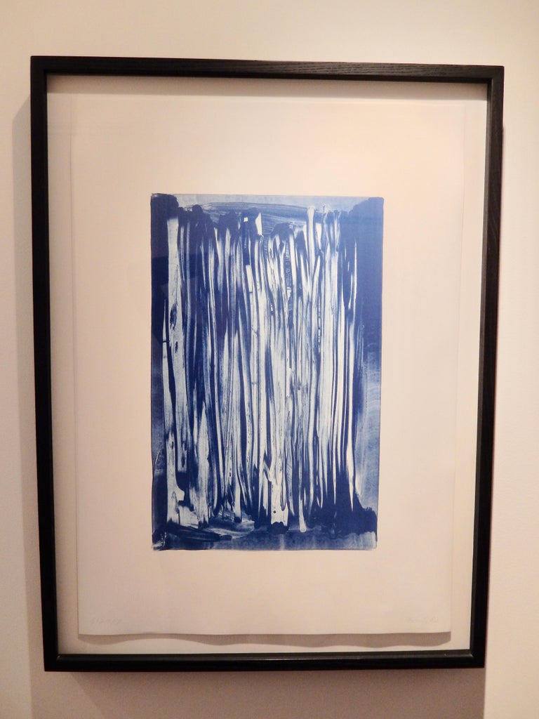 1987 Gunther Forg Color Lithograph "Room" For Sale at 1stDibs