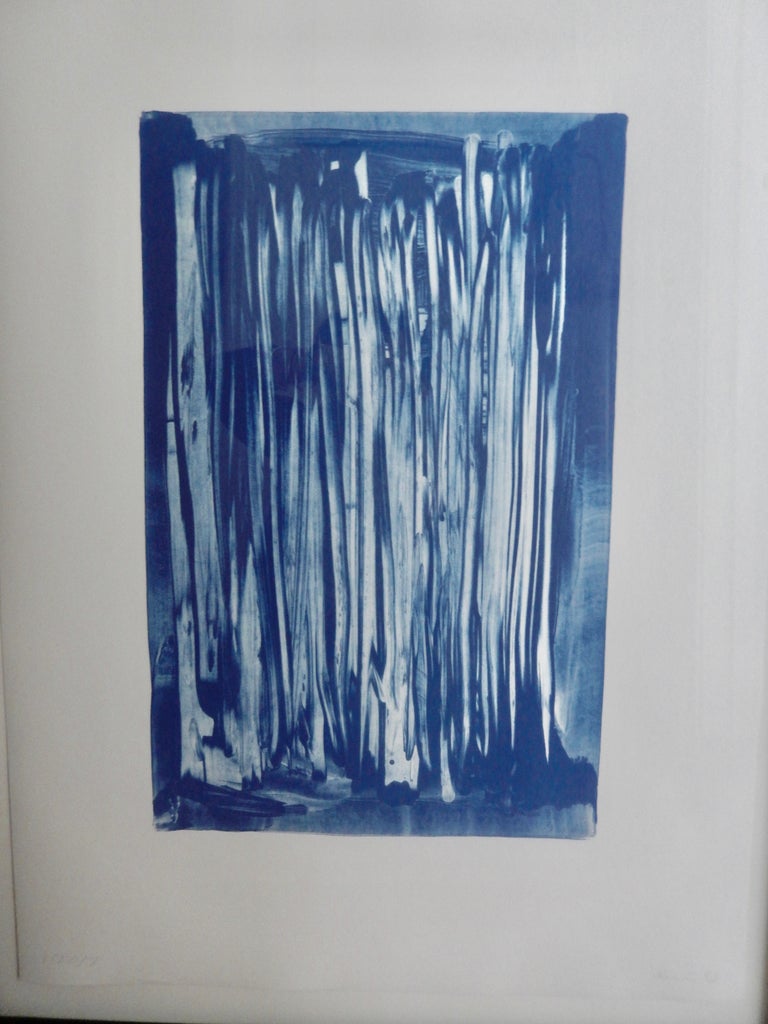 1987 Gunther Forg Color Lithograph "Room" For Sale at 1stDibs