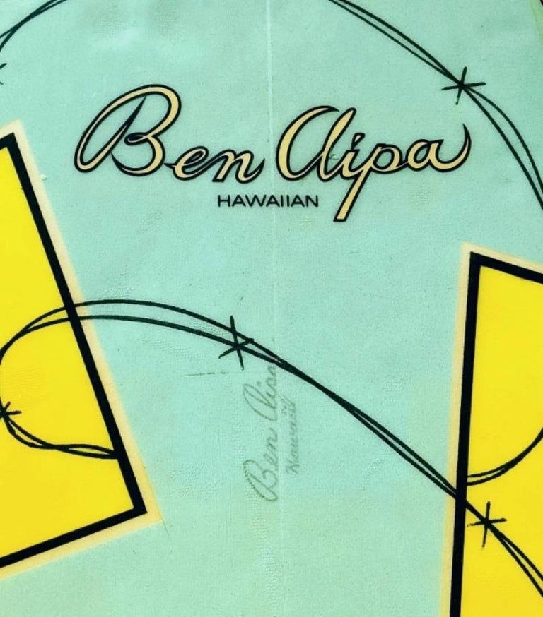 1987 Town and Country Surfboard Made by the Late Ben Aipa at 1stDibs