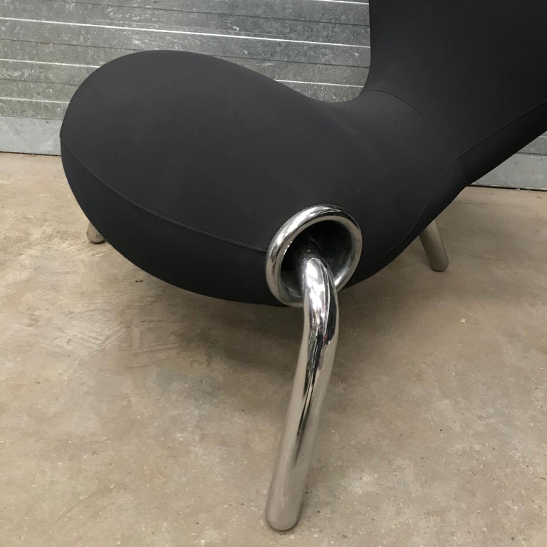 1988, Marc Newson, Black "Embryo" Lounge Chair for Cappellini at 1stDibs