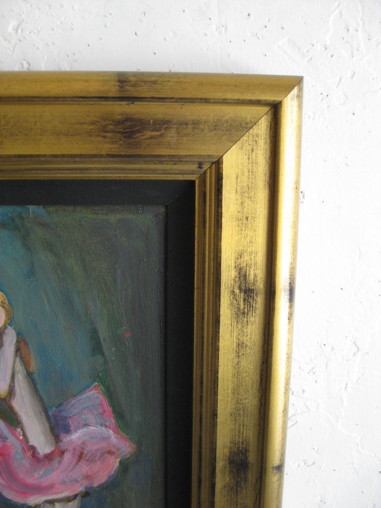 1988 Moisey Moses Alexandrovich Feigin Russian Listed Artist Cubist Oil ...