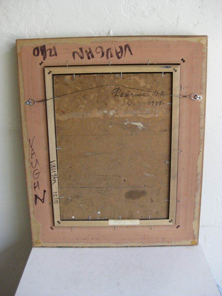 1988 Moisey Moses Alexandrovich Feigin Russian Listed Artist Cubist Oil ...