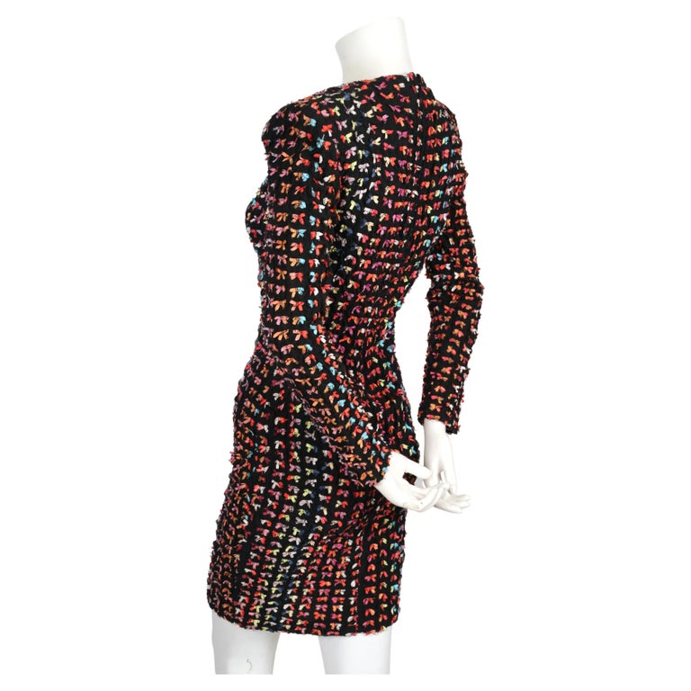 1988 PATRICK KELLY black dress with bows For Sale at 1stDibs
