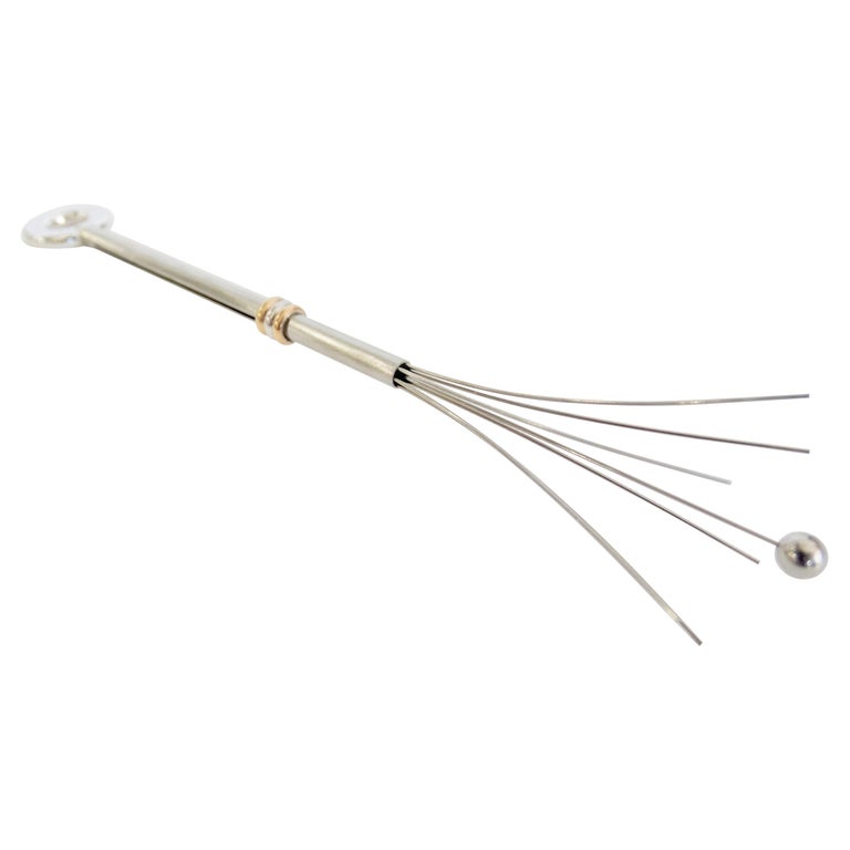 1989 Cartier Precious Metal Swizzle Stick at 1stDibs | metal swizzle sticks