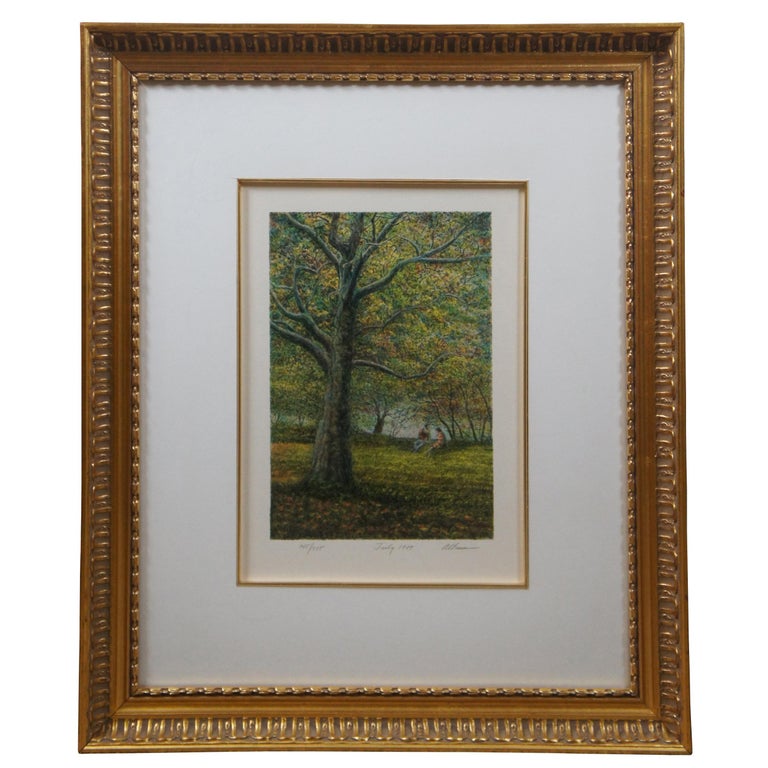 1989 Harold Altman Landscape Lithograph Print Central Park in the ...