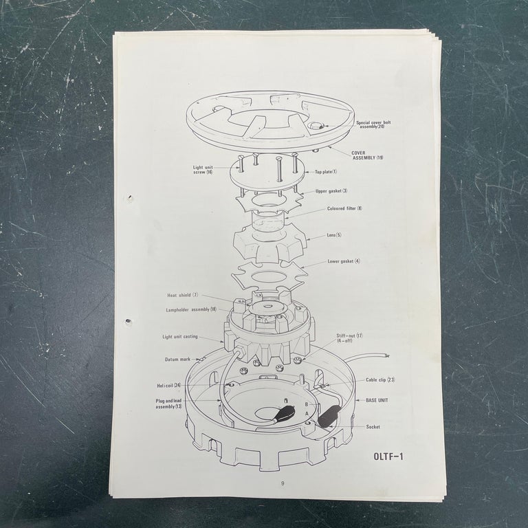 198's British Circular Aluminium and Prismatic Glass RAF Airfield ...