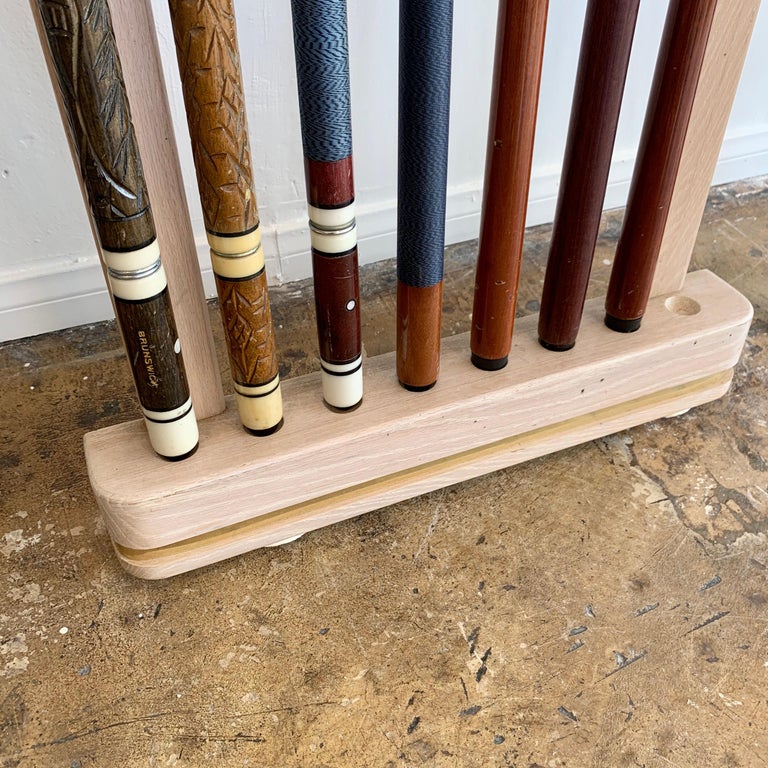 1990 Olhausen Oak and Brass Pool Table at 1stDibs | pink pool table