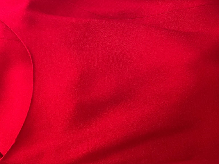 1990' vintage red dress by Moschino cheap and chic For Sale at 1stDibs