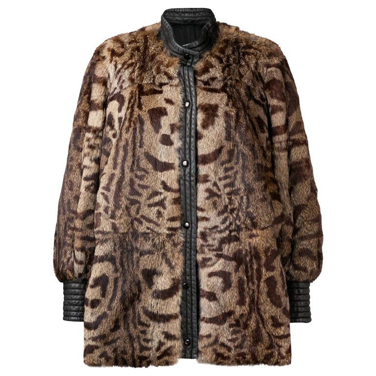 1990s A.N.G.E.L.O. Vintage Cult Lapin Fur Jacket at 1stDibs