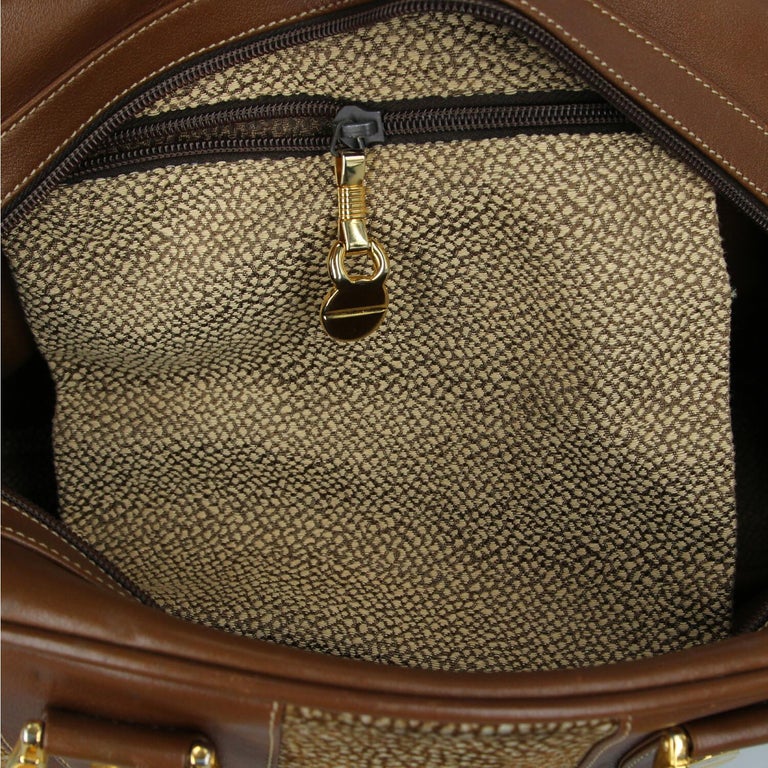 1990s Borbonese Suede Handbag For Sale at 1stDibs