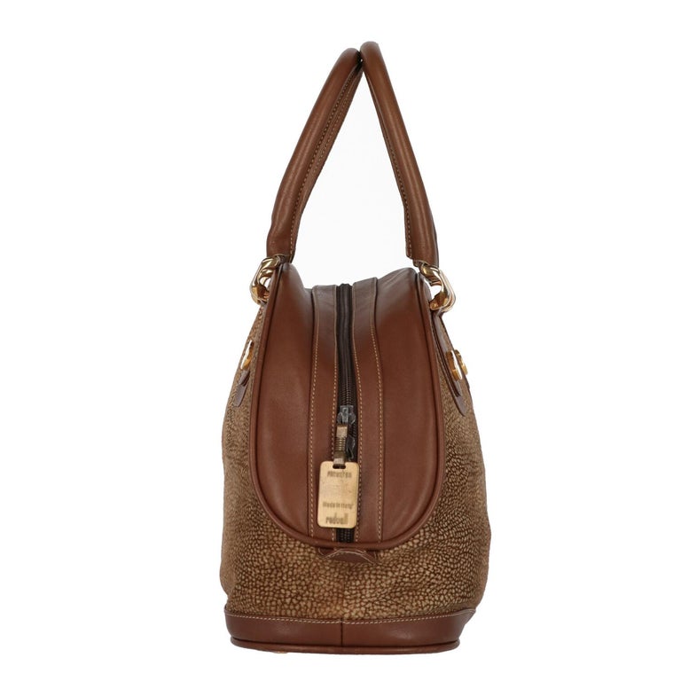 1990s Borbonese Suede Handbag For Sale at 1stDibs