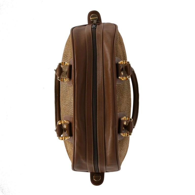 1990s Borbonese Suede Handbag For Sale at 1stDibs