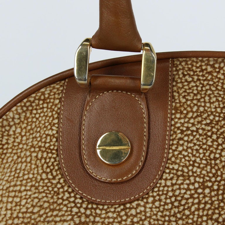 1990s Borbonese Suede Handbag For Sale at 1stDibs
