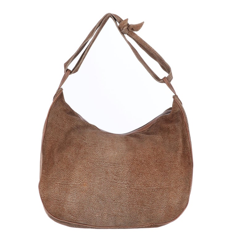 1990s Borbonese Suede Tote Bag at 1stDibs