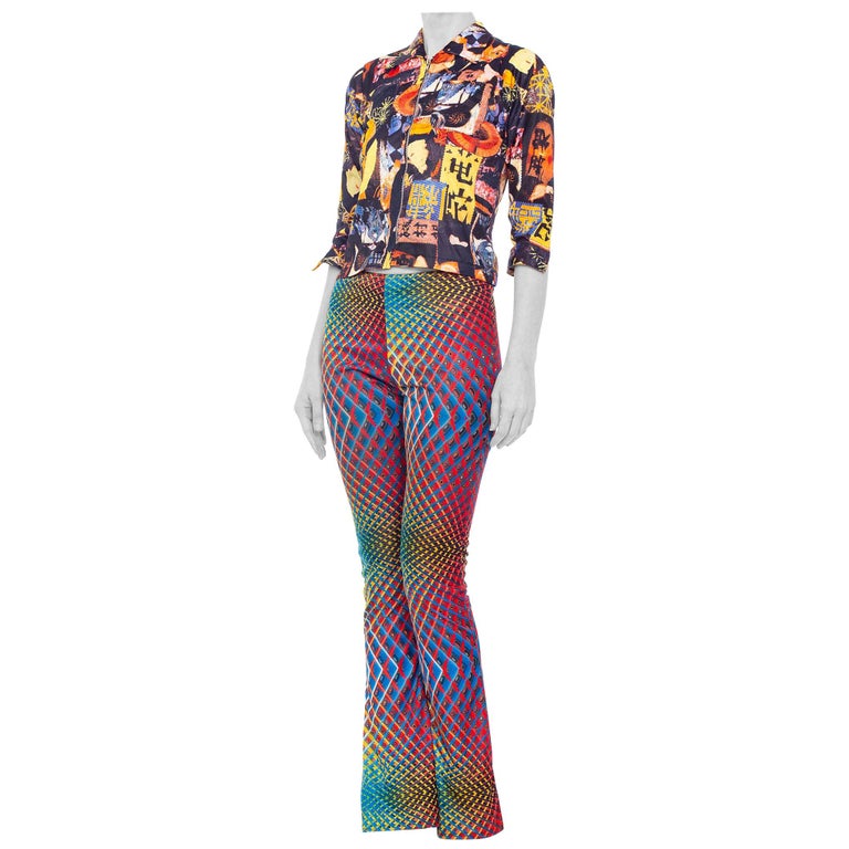 1990'S Boy Of London Jacket and Vintage Raver Pant Set Ensemble at 1stDibs