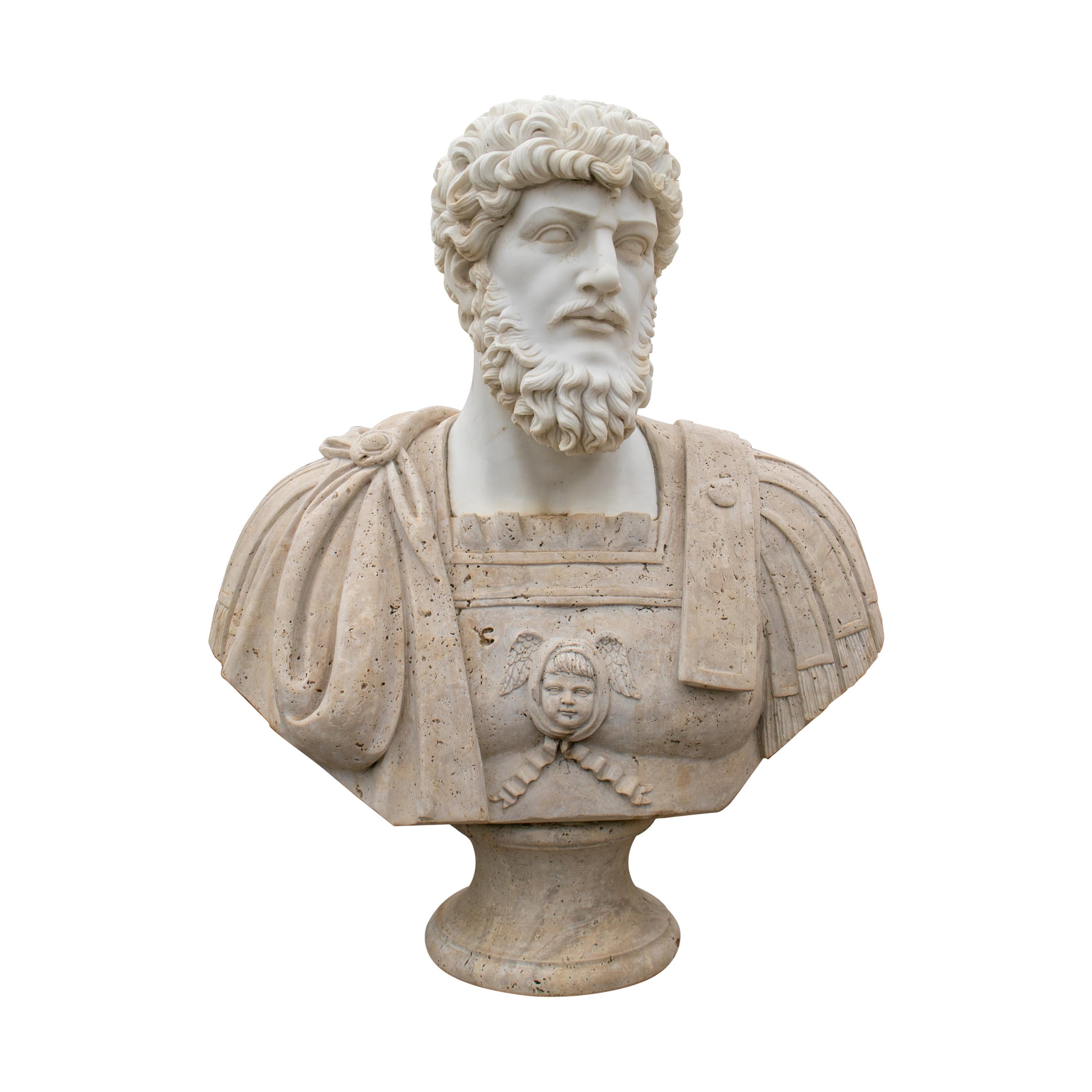 Bust of a Roman Emperor Septimus Severus at 1stDibs