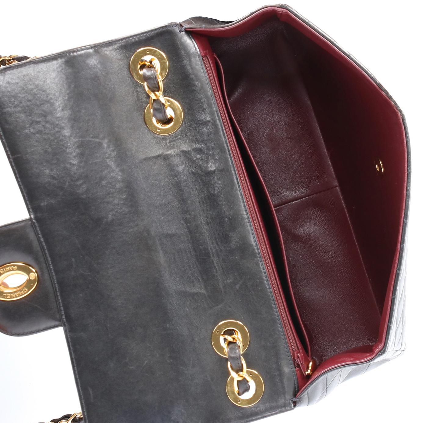 1990s Chanel Jumbo Vintage Bag at 1stDibs