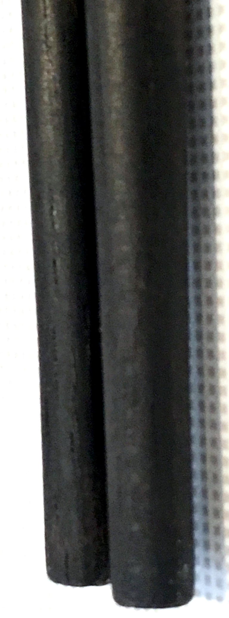 1990s Christofle France 25 Sterling Silver and Ebony Pair of Chopsticks ...
