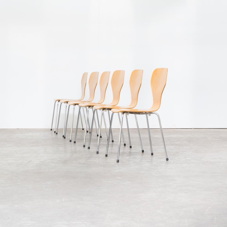 1990s Design Chairs for Phoenix, Denmark, Set of Six at 1stDibs