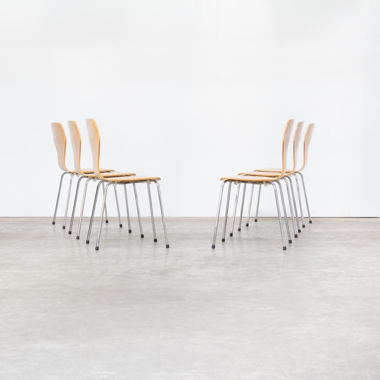 1990s Design Chairs for Phoenix, Denmark, Set of Six at 1stDibs