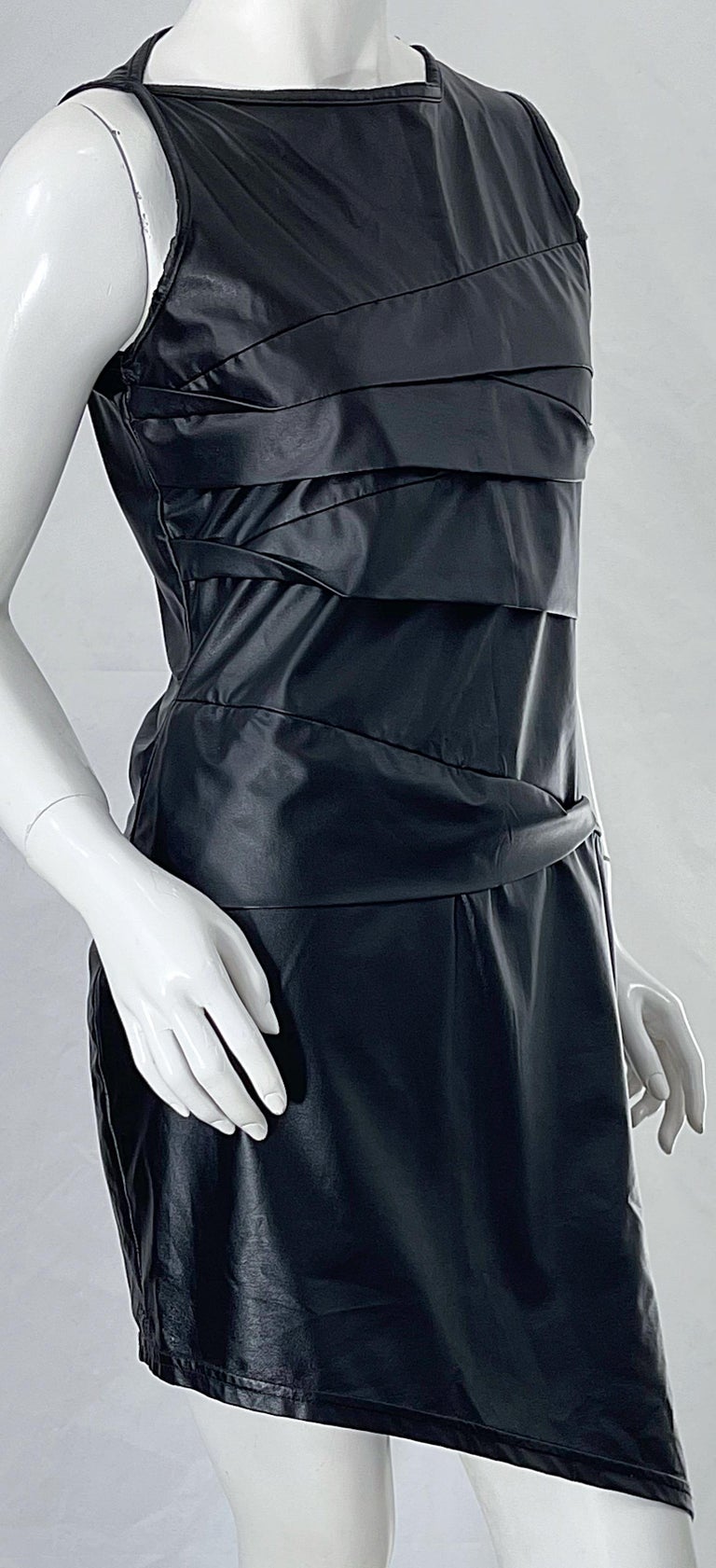 1990s Dexter Wong Club Kid Rave Japanese Black Pleather Vintage 90s ...