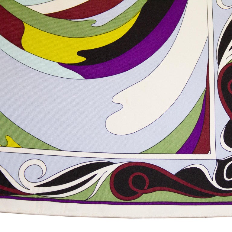 1990s Emilio Pucci Silk Scarf at 1stDibs